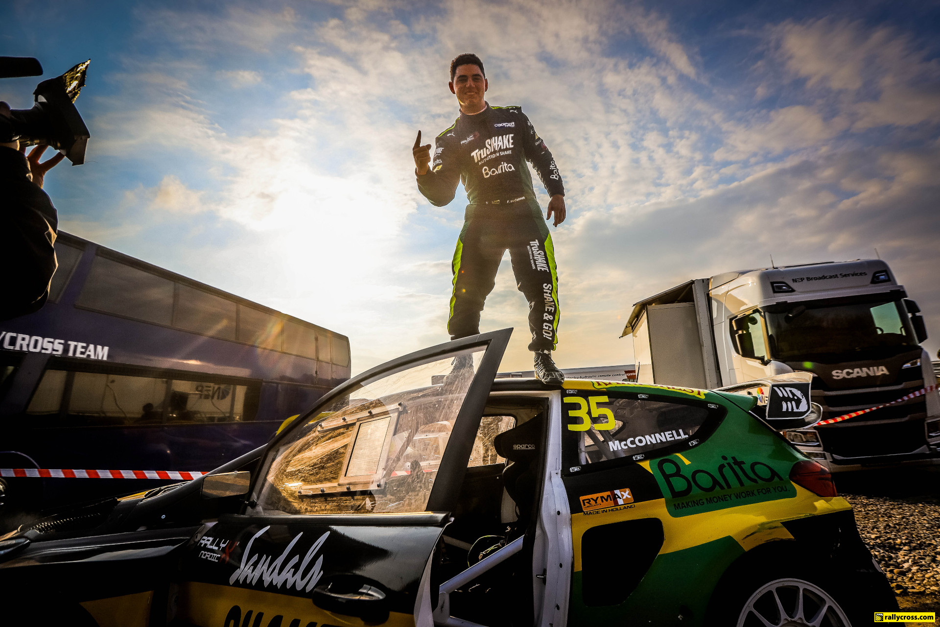 Fraser McConnell wins first round of the 2021 RallyX Nordic series ...